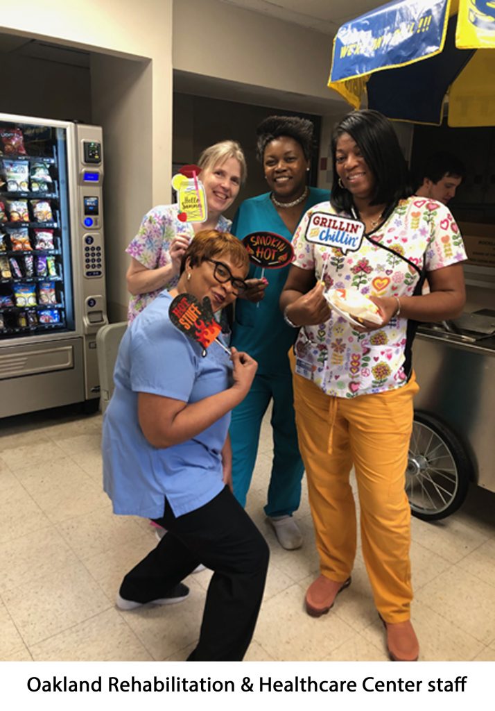 Residents and Staff at Oakland Rehabilitation & Healthcare Center ...